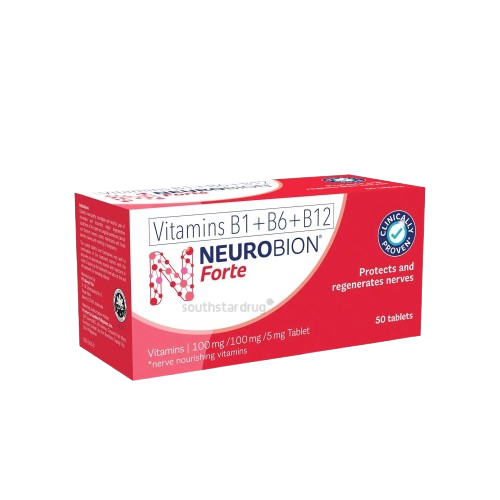 Neurobion Forte (Vitamin B1 + B6 + B12) Film-Coated Tablet | Shield ...